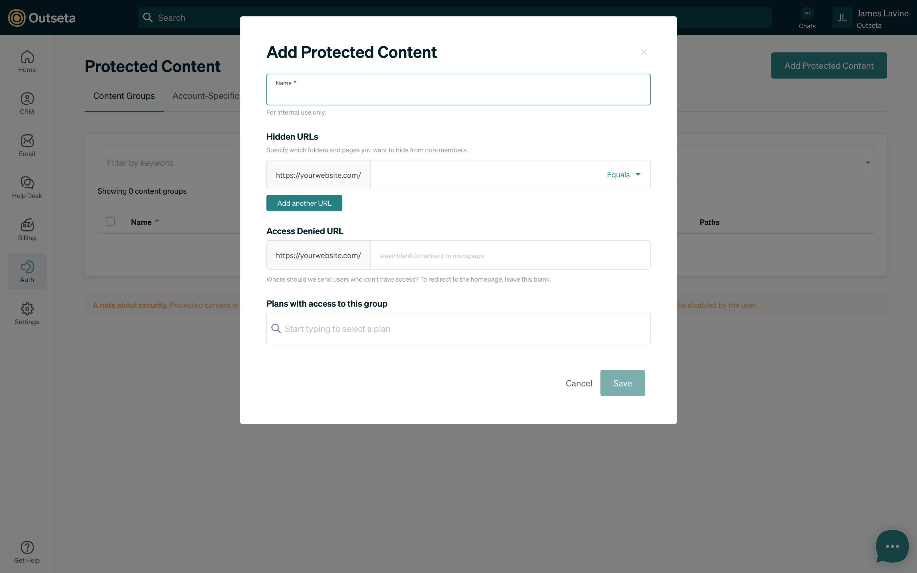 Webflow membership site software | Outseta