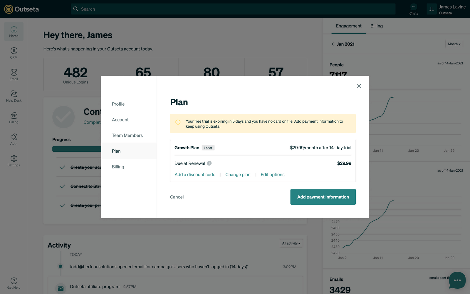 Authentication | Outseta