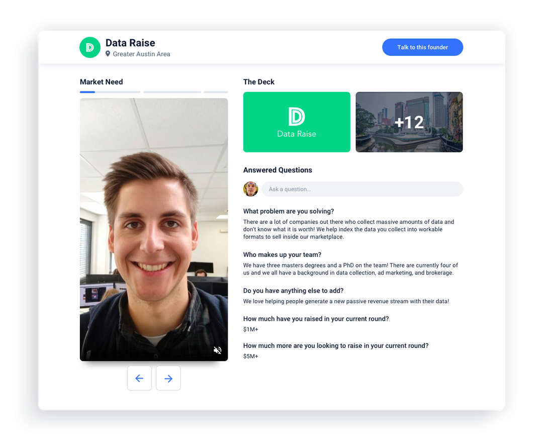 Thumbraise - Create, Share and Analyze Your Pitch