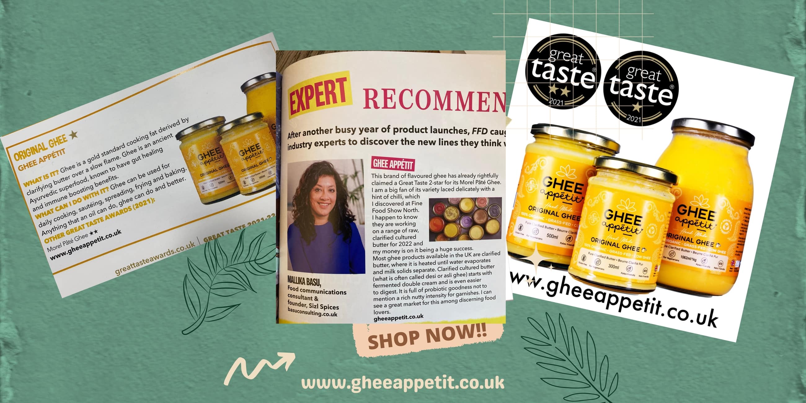 Organic Ghee UK | Organic Grass Fed Cow Ghee - Ghee Appétit
