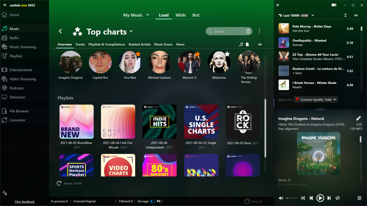 Audials Music の新機能 | Audials 公式サイト