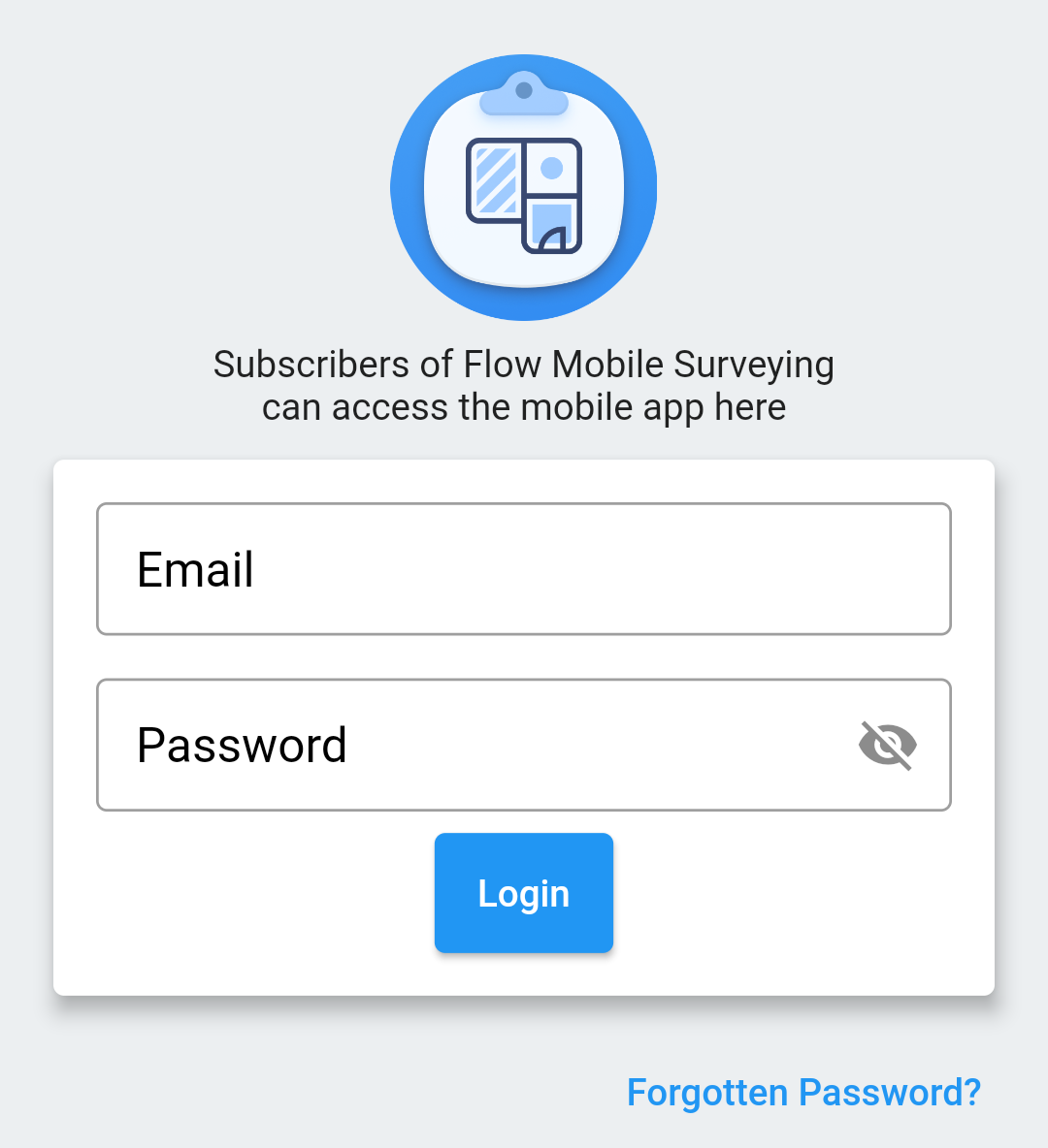 Resetting Your Password - Flow Mobile Surveying