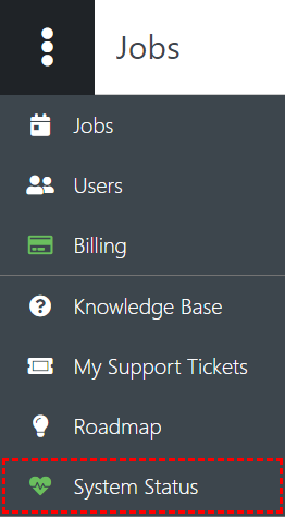 Checking the System Status - Flow Mobile Surveying