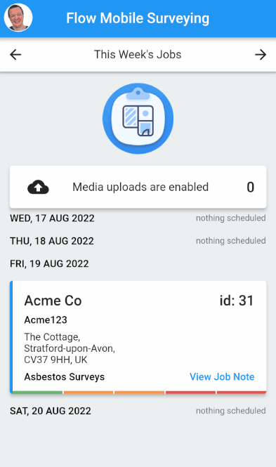 Switching Company Accounts (Mobile App) - Flow Mobile Surveying