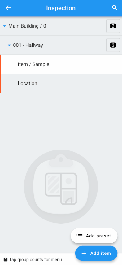 Adding Multiple Items (Presets) - Flow Mobile Surveying Adding Multiple Items (Presets) - Flow Mobile Surveying