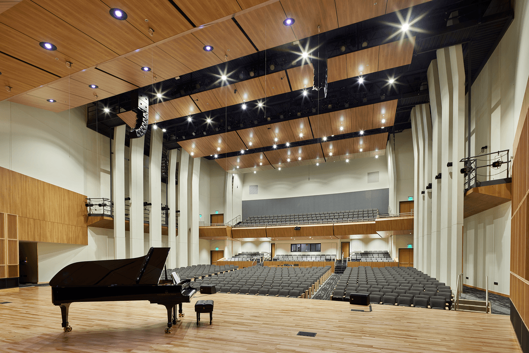 Northshore Concert Hall at Inglemoor High School | Hutteball + Oremus ...