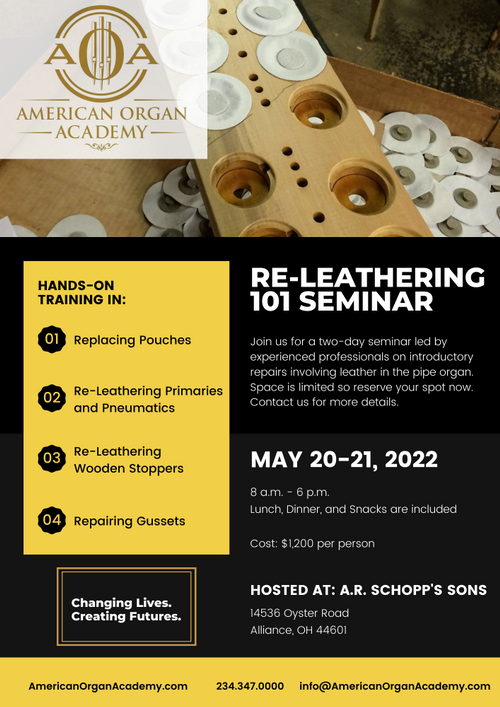 American Organ Academy | Revolutionary Pipe Organ Education