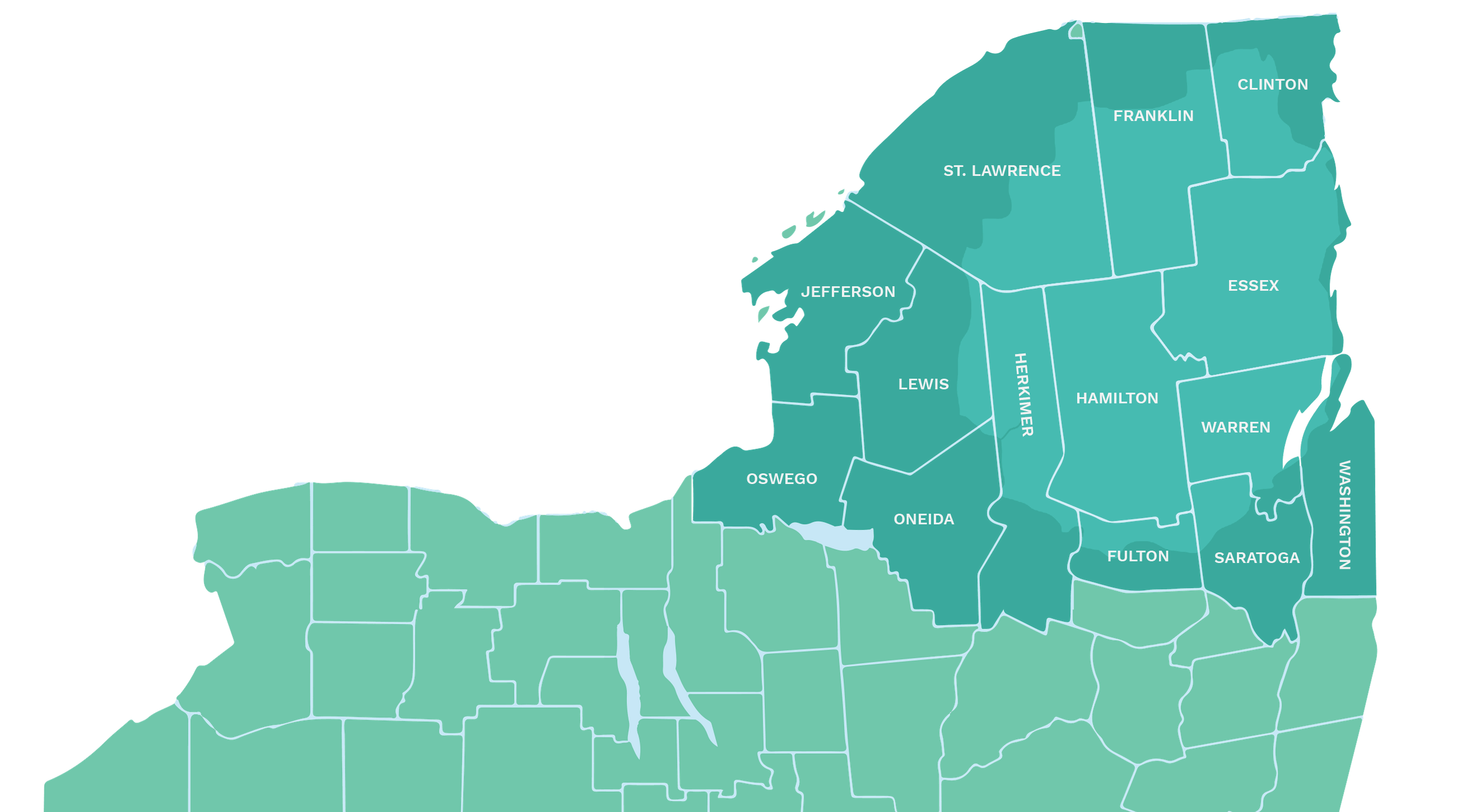 Our 14 County Northern New York Region | AEDC