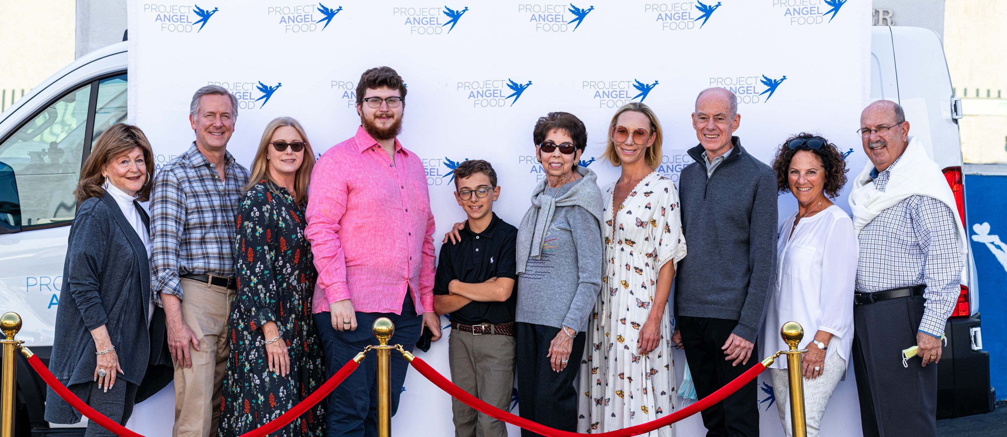 PROJECT ANGEL FOOD HOSTS VAN DEDICATION FOR CONNIE FRANK