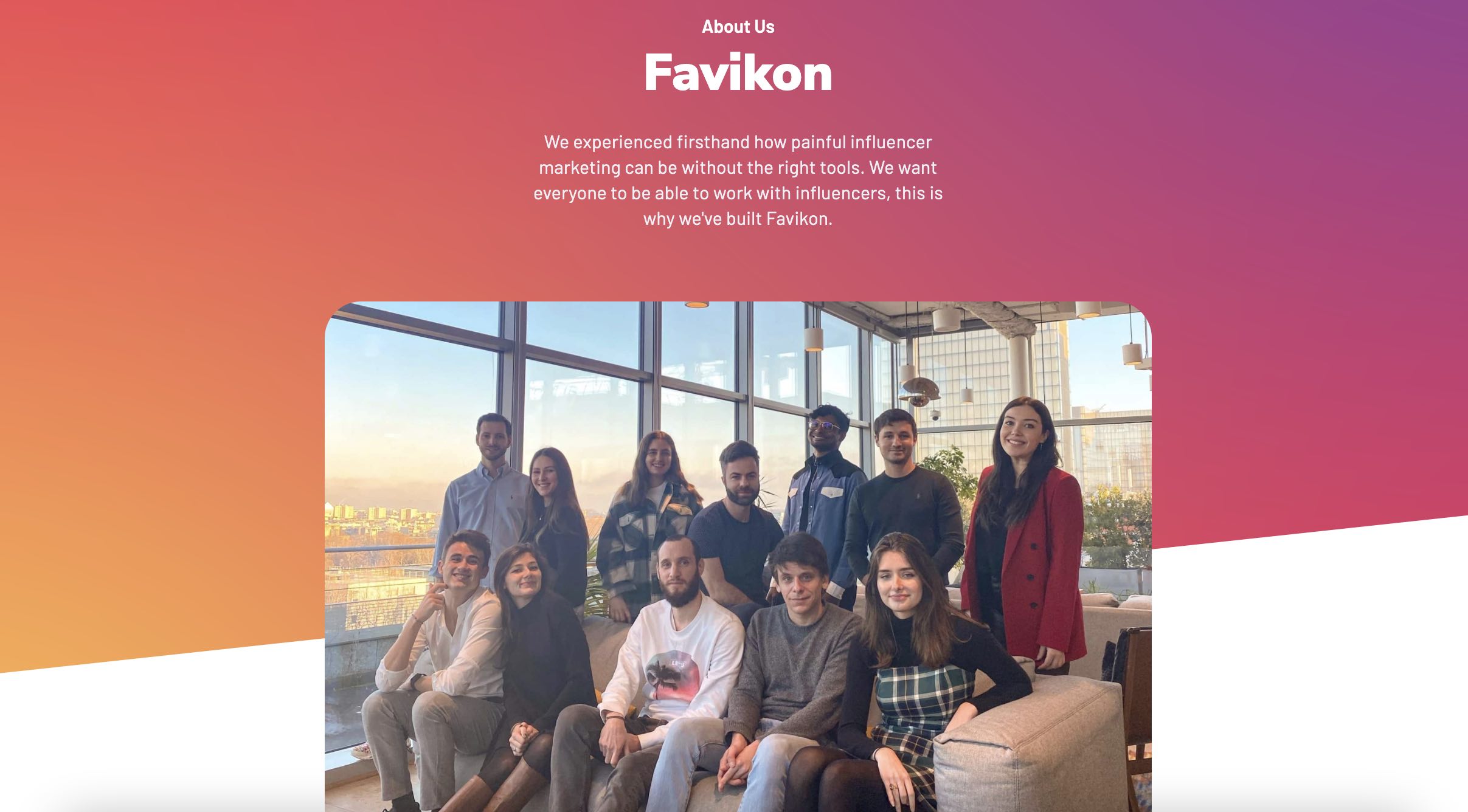 About - Favikon - Our Team Members