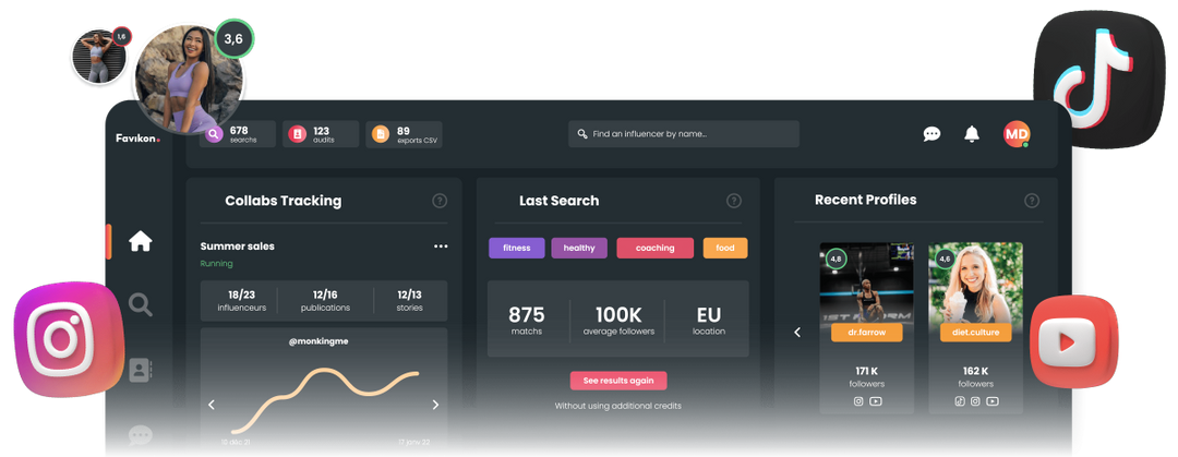 Favikon - The Perfect Influencer Marketing Solution