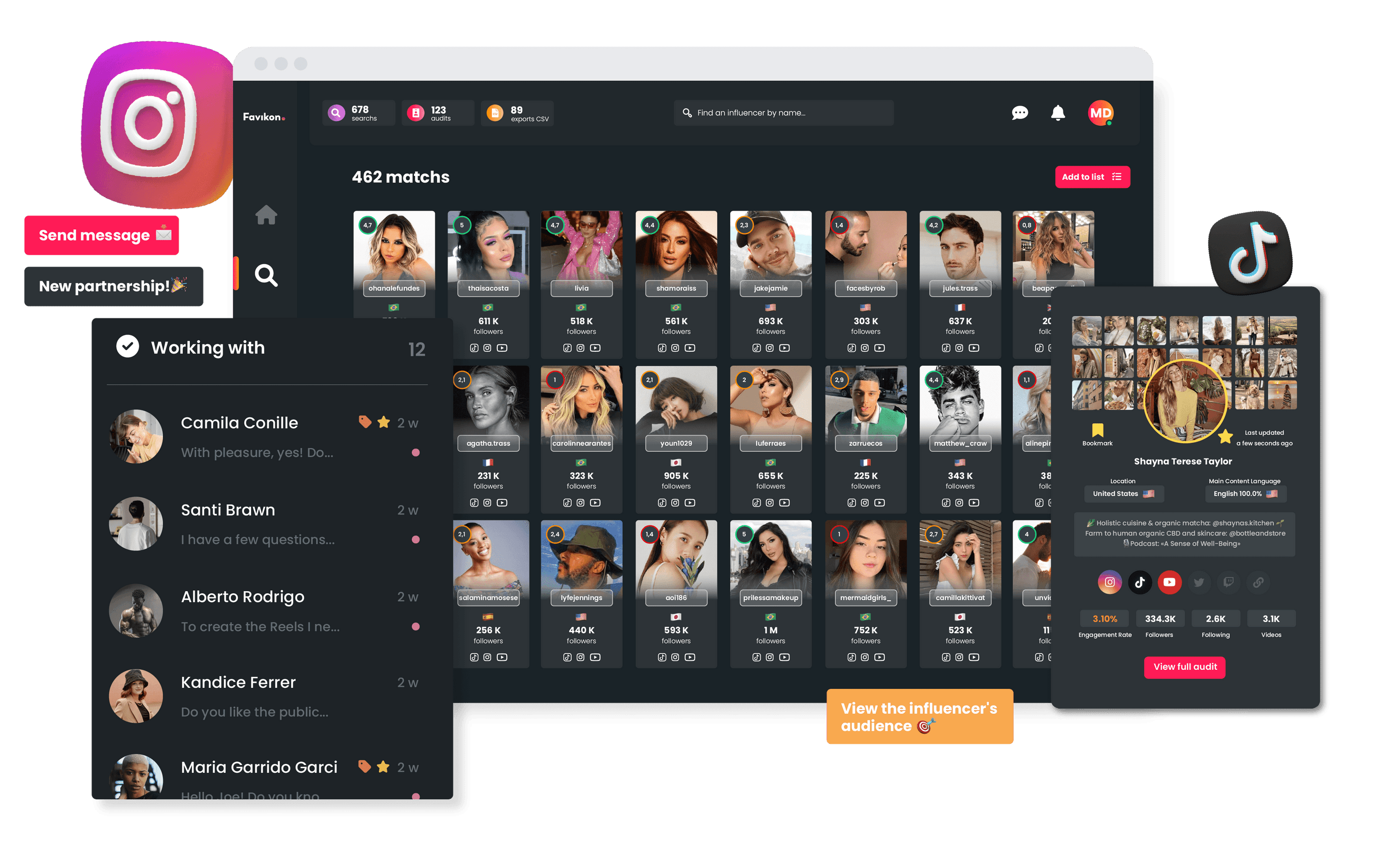 Favikon - The Perfect Influencer Marketing Solution