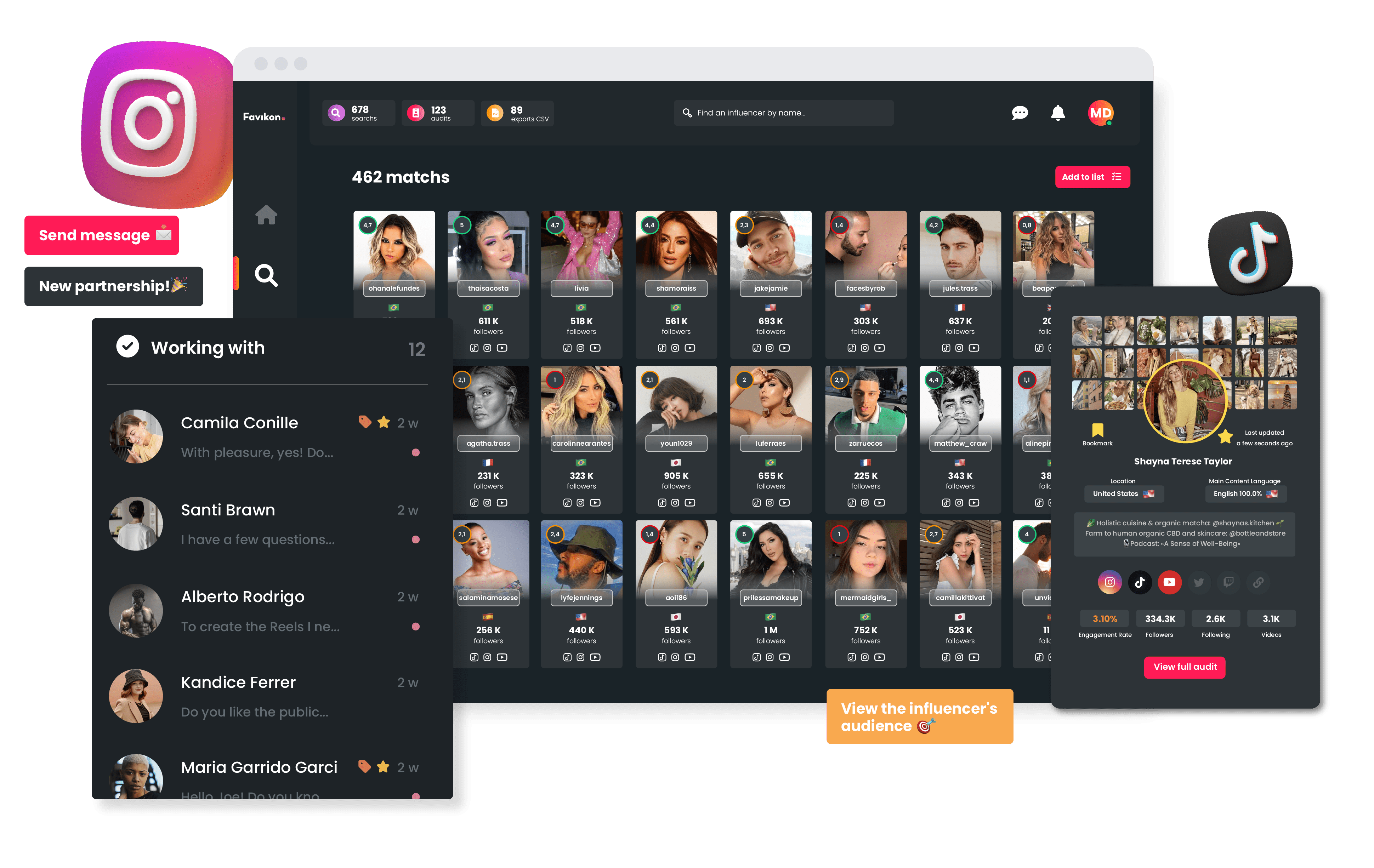 Favikon - The Perfect Influencer Marketing Solution