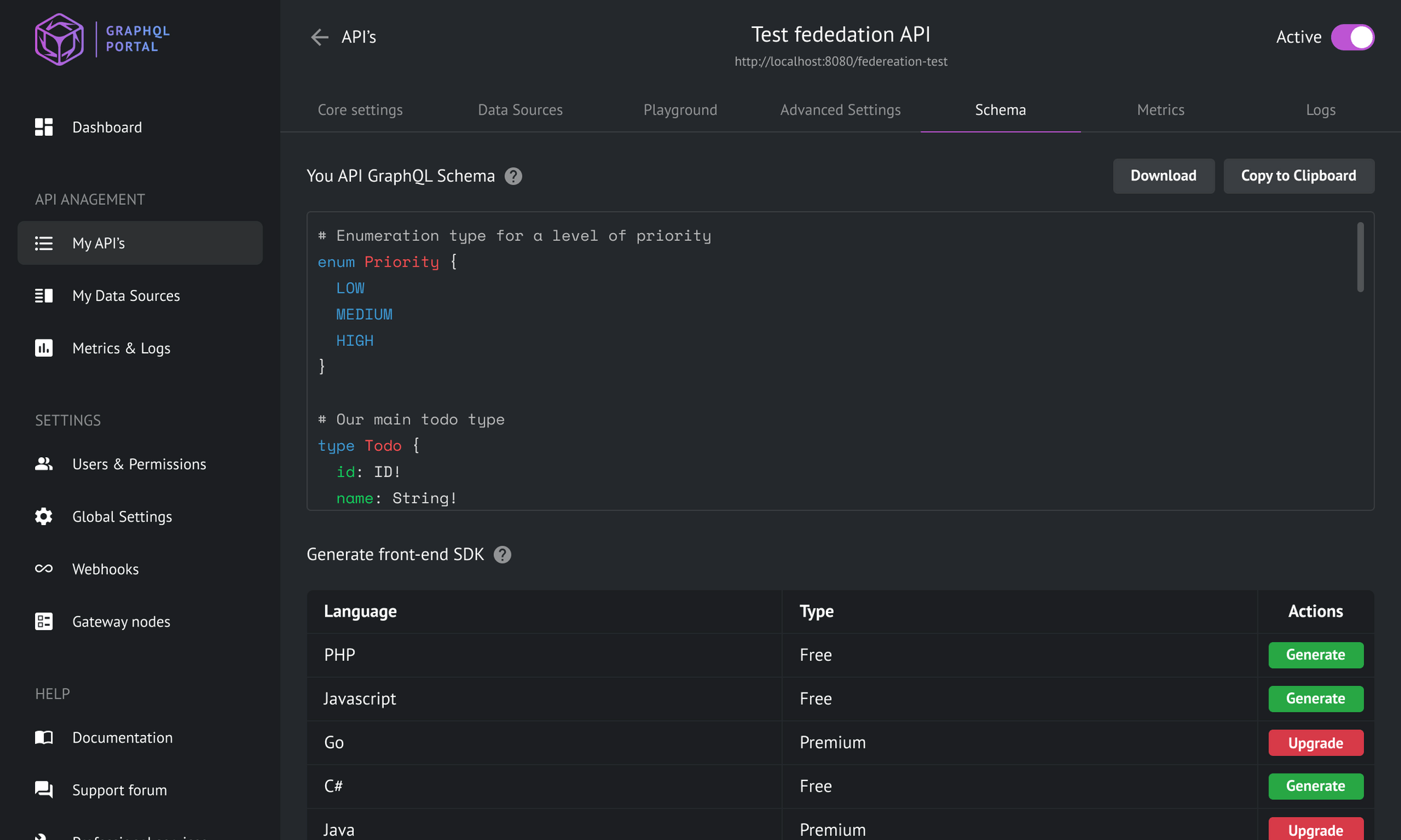 GraphQL Portal : Open Source GraphQL API Gateway