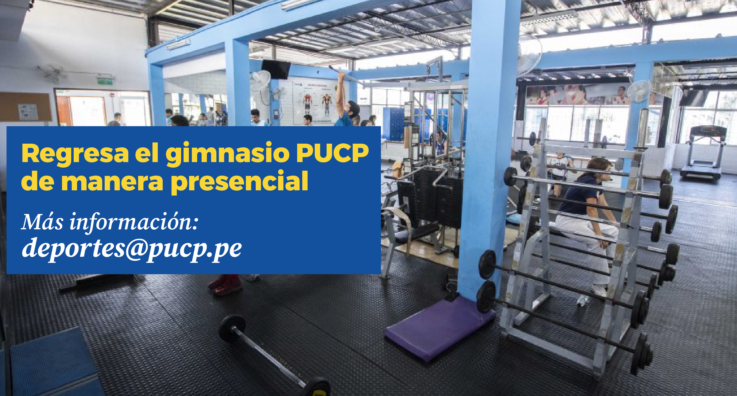 Regresa el Gimnasio PUCP para este 2022-1 | DAES PUCP