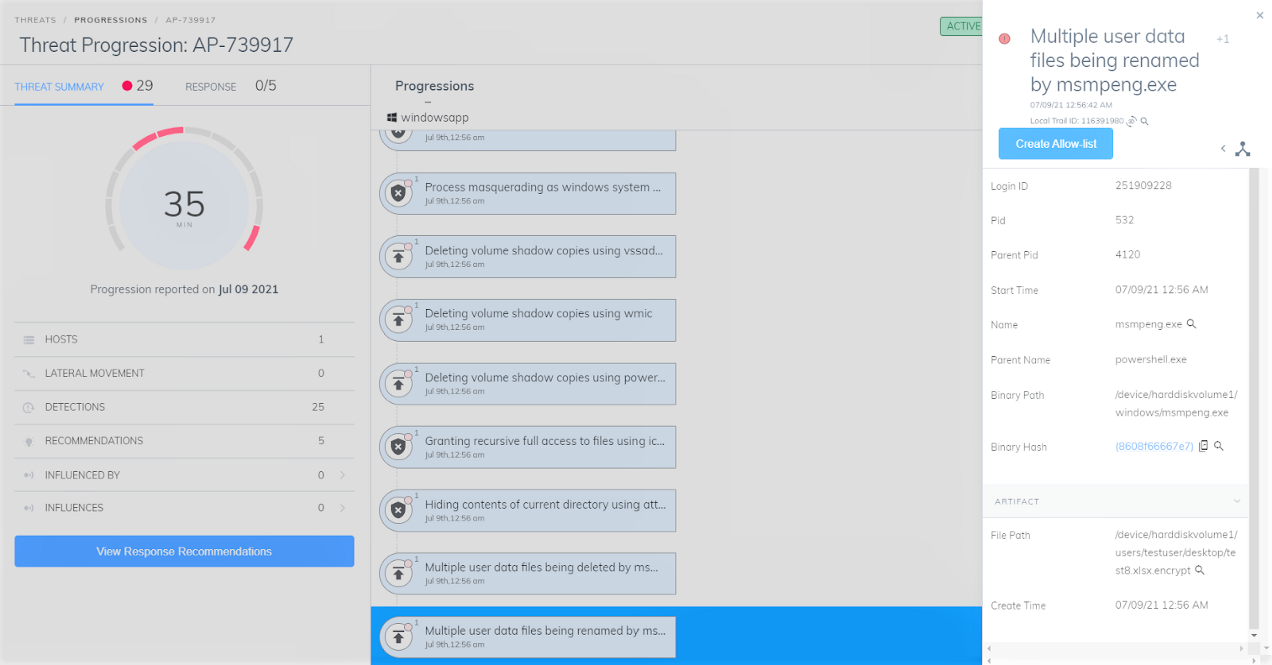 Analysis of REvil Ransomware Attack | Confluera