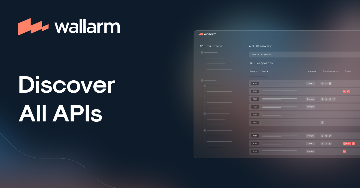 Wallarm | Discover all APIs