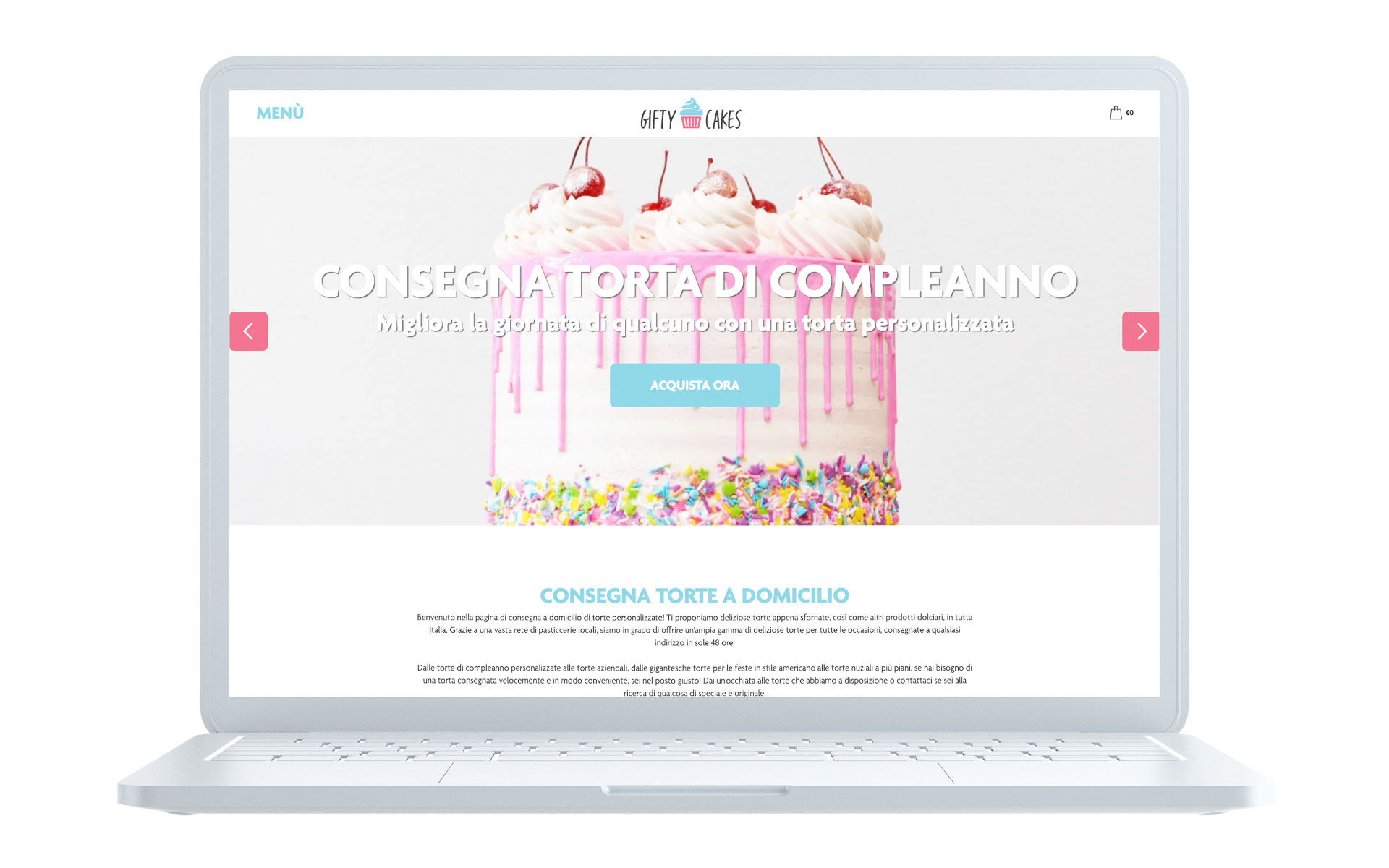 E-Commerce Website for Gifty Cakes | Big Rocket