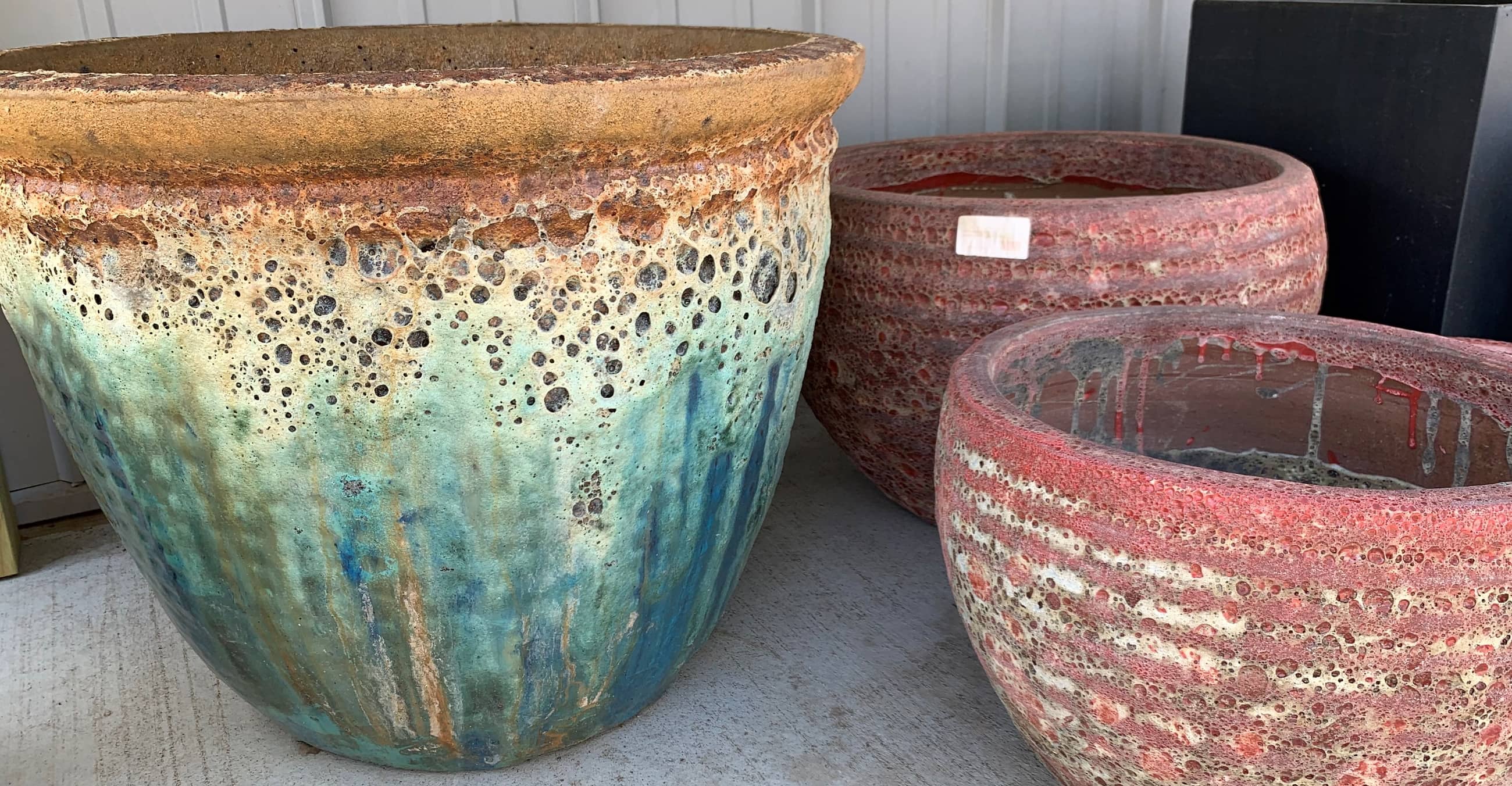 The Refuge at Landmark - Large Lava Planters
