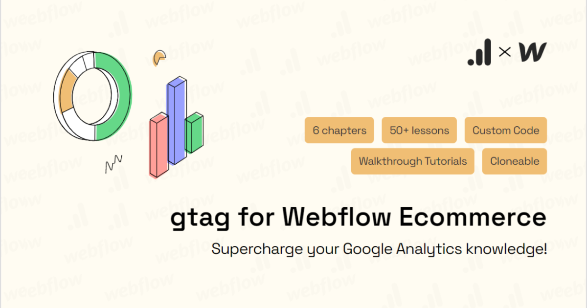 gtag for eCommerce | Webflow Cloneable