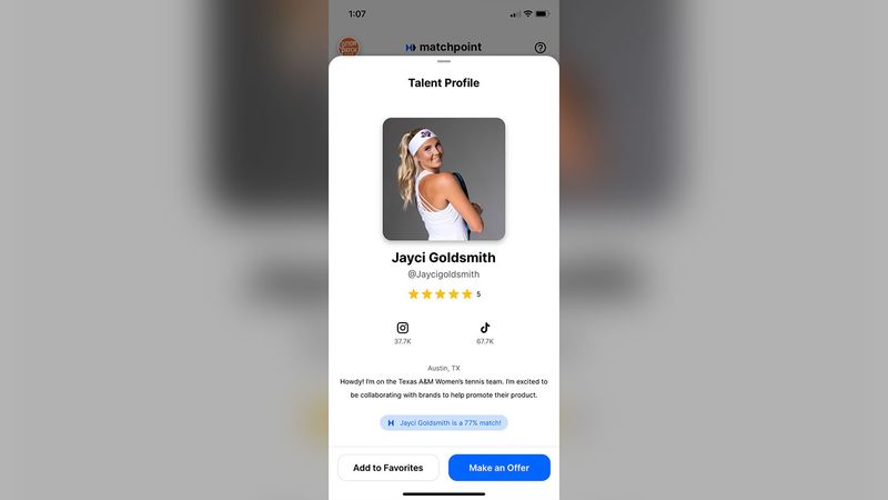 Who is Considered a Matchpoint Talent?