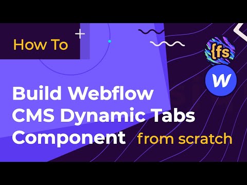 Build Webflow CMS Dynamic Tabs Component from Scratch - How To | nocode ...