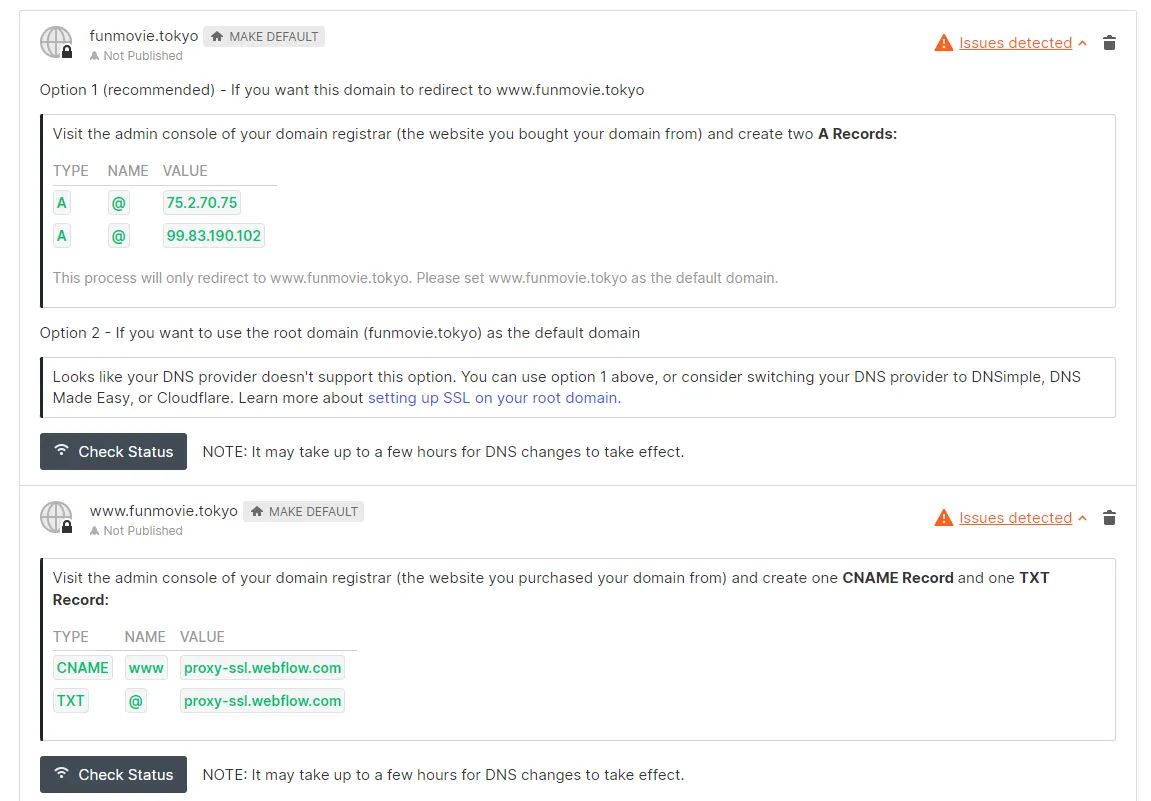【Webflow Tips】 Webflowでサイトリリースする方法 - 注意点も解説 - | Sitefun | Funwork