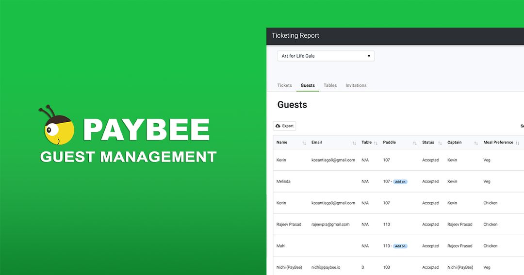 Paybee | Nonprofit Fundraising Events Platform | Hybrid, Virtual and In-Person Events