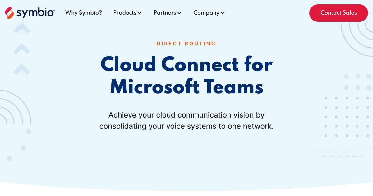 Teams Direct Routing | Quick setup & easy management - Symbio