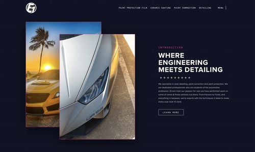Design Detail | Car Detailing Website Design