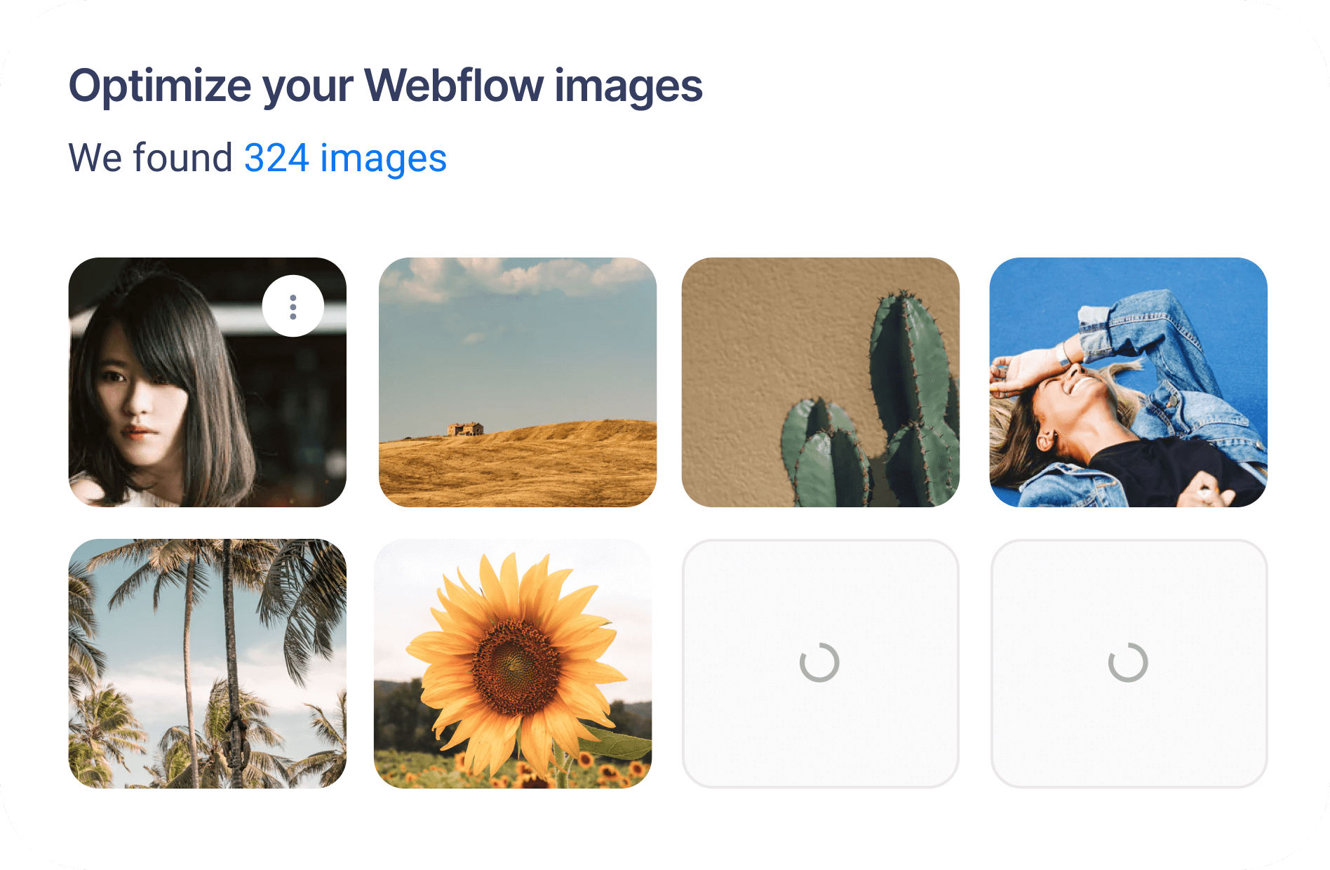 Optily - Webflow Image Optimization made easy