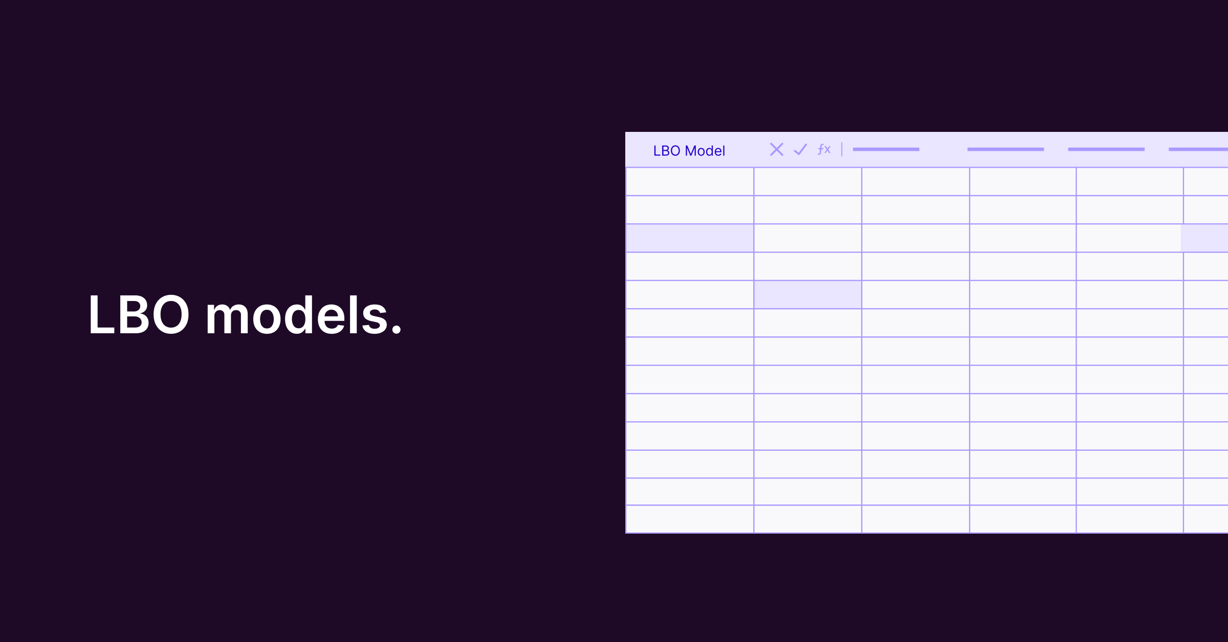 What is a lbo model?