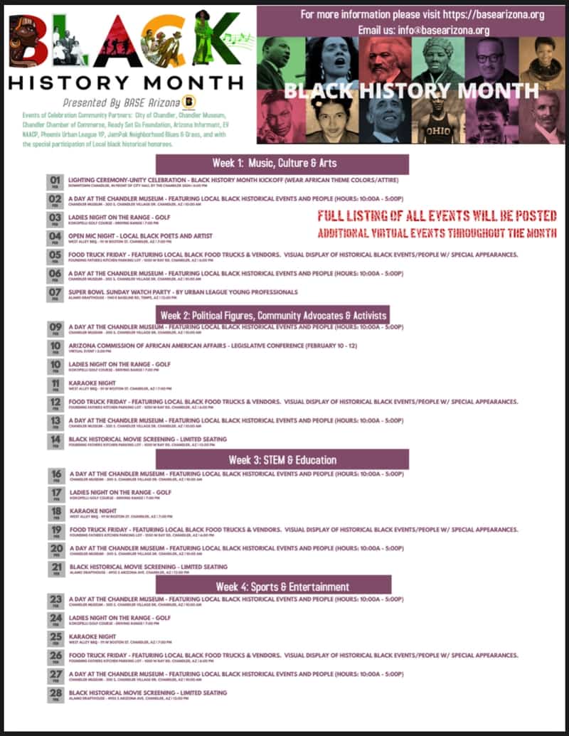 Black History Month Events Calendar | News