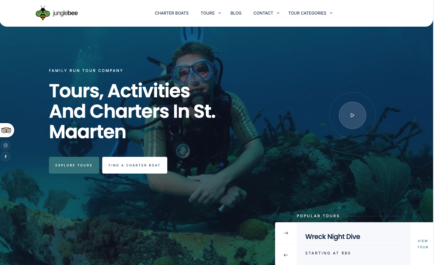 A Tour & Activity Website Template Designed to Boost Bookings | Website ...