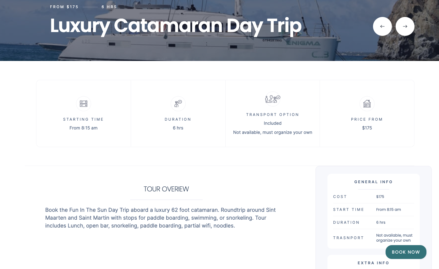 A Tour & Activity Website Template Designed to Boost Bookings | Website ...