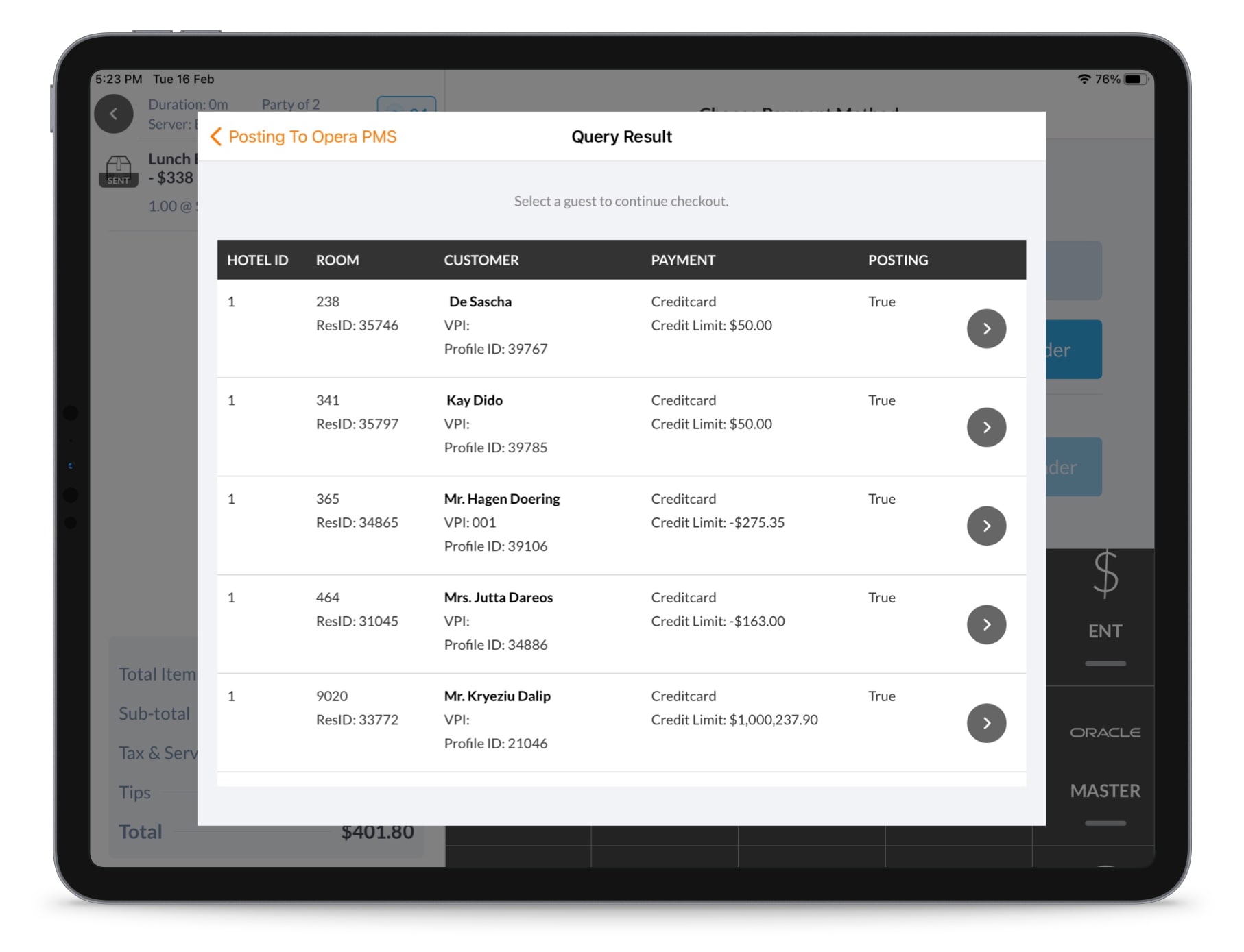 Hotel PMS Integration