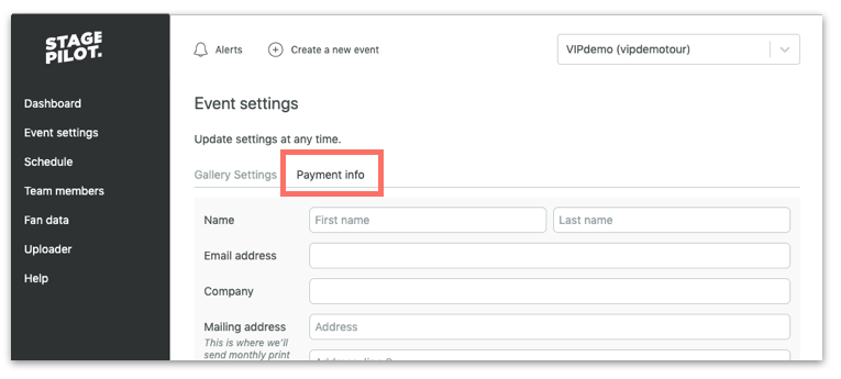 How to Enter Payment Information