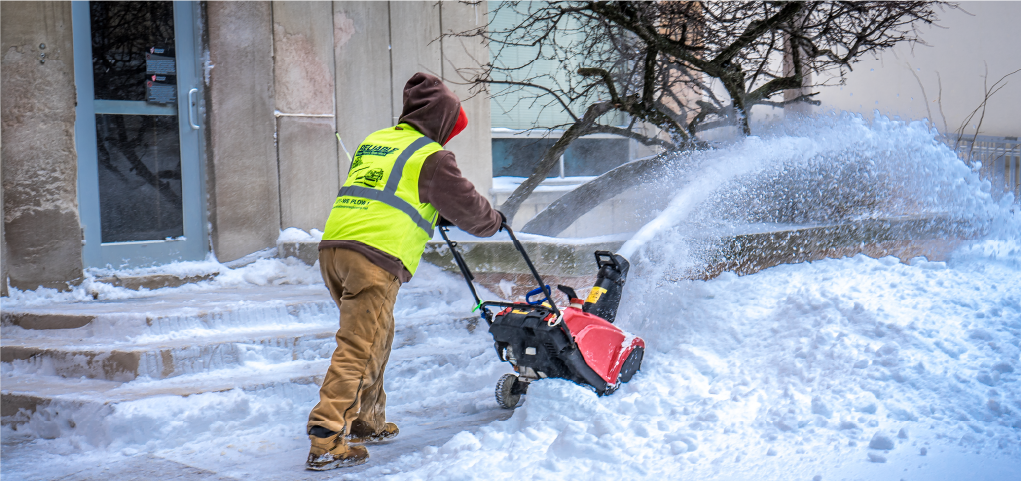 Sidewalk Equipment: Commercial Property Sidewalk Snow Removal Equipment