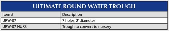 Ultimate Round Water Trough | Thorp Equipment