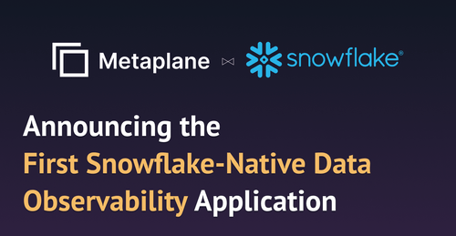 Metaplane | Data Observability For Every Data Team
