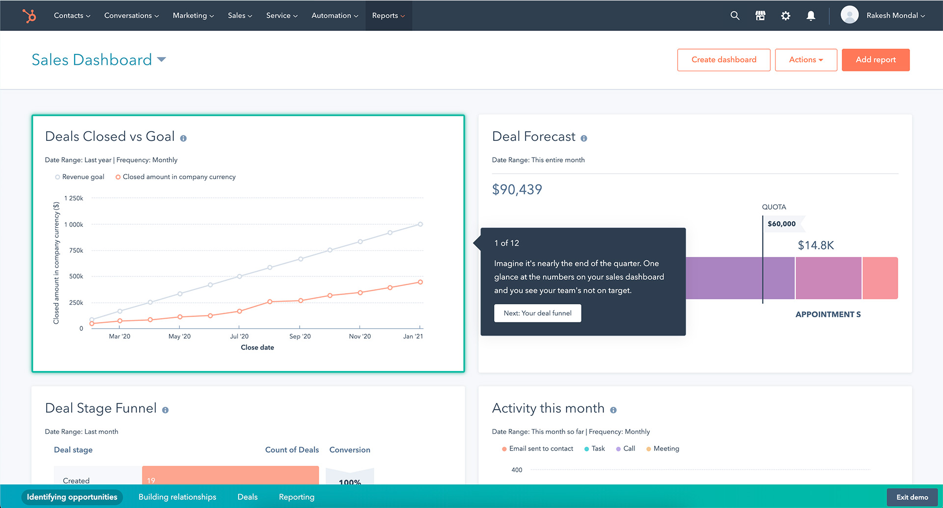 HubSpot | UI, UX Design | SaaS | Application Design | saas ui