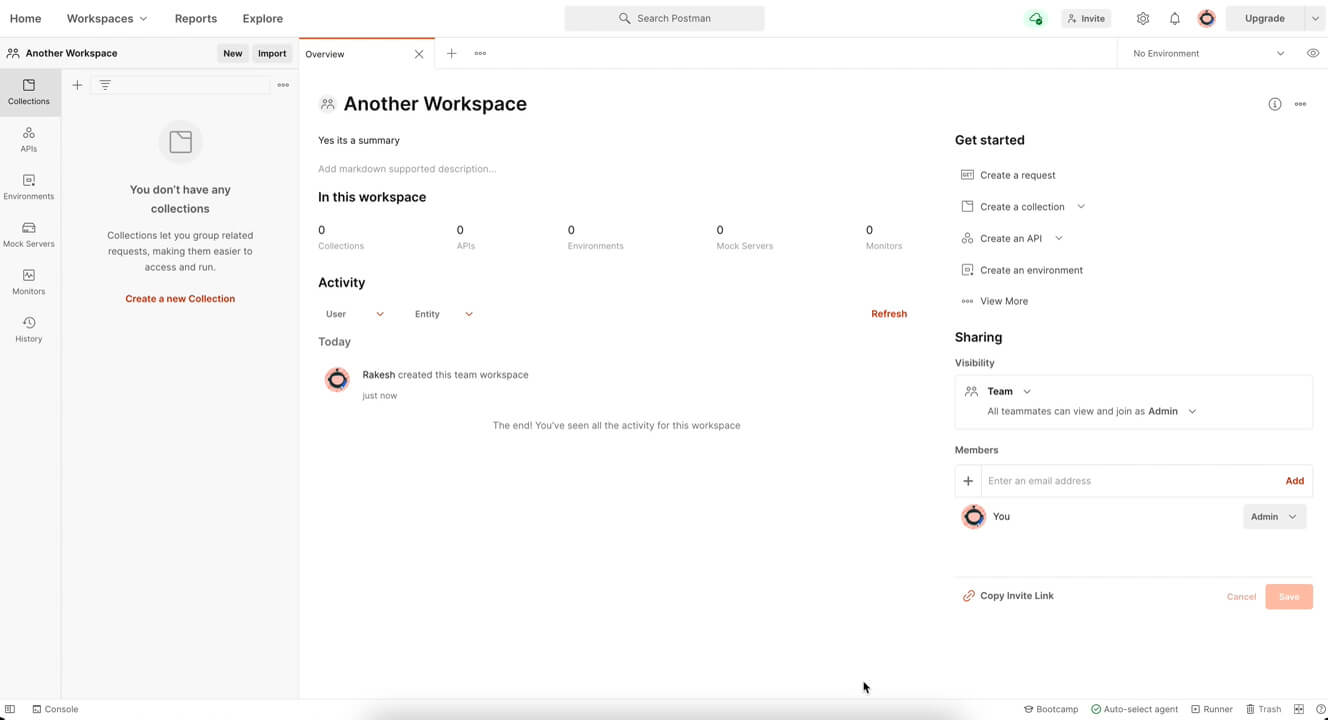 Postman | UI, UX Design | SaaS | Application Design | saas ui
