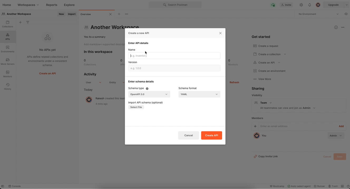 Postman | UI, UX Design | SaaS | Application Design | saas ui