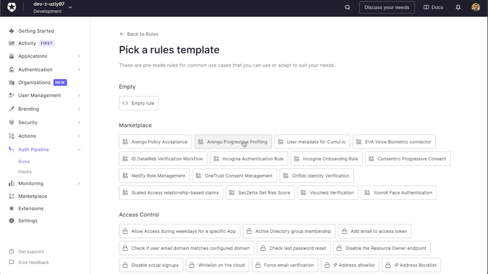 Auth0 | UI, UX Design | SaaS | Application Design | saas ui