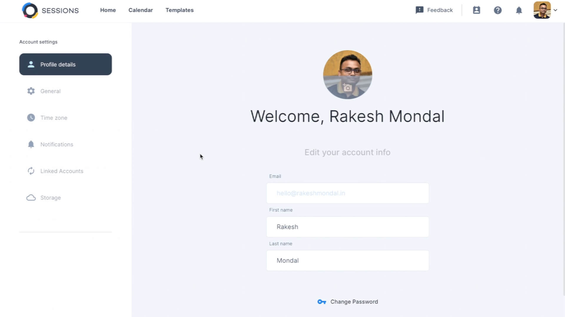Sessions | UI, UX Design | SaaS | Application Design | saas ui