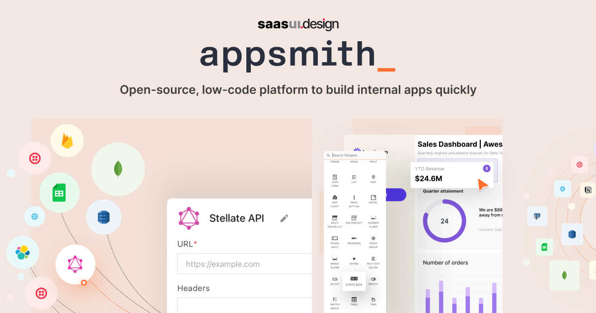 appsmith | UI, UX Design | SaaS | Application Design | saas ui