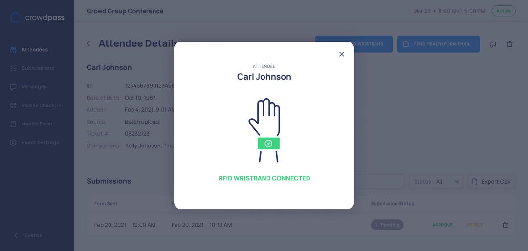 CrowdPass - Event & Attendee Management Platform