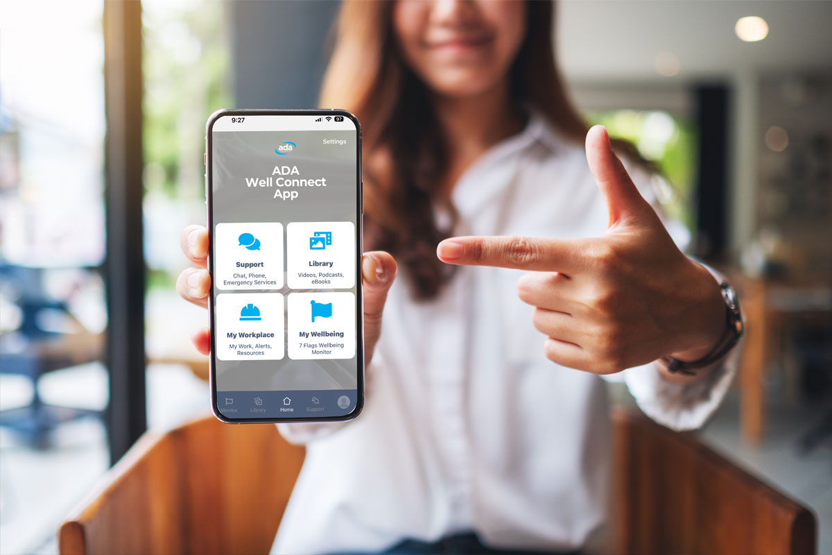 ADA Australia’s ‘Well Connect’ App: 24/7 Support (In Your Pocket)