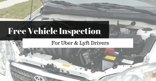 Free Vehicle Inspections For Uber & Lyft Drivers
