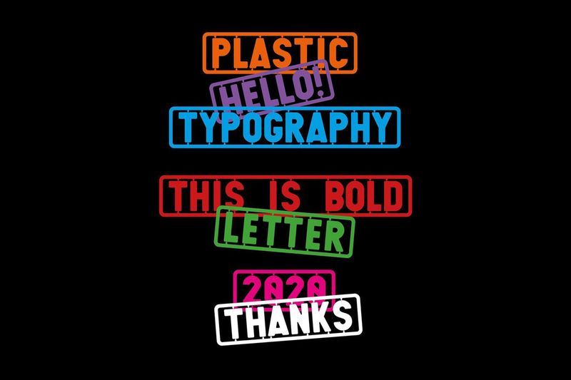 Plastic Alphabet | Why? Design